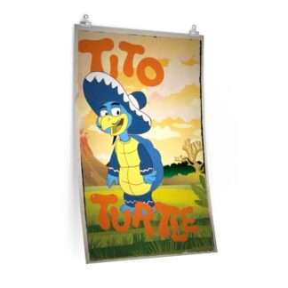 Willy's Wonderland Poster Print - Tito Turtle Cartoon - Merch Hunters