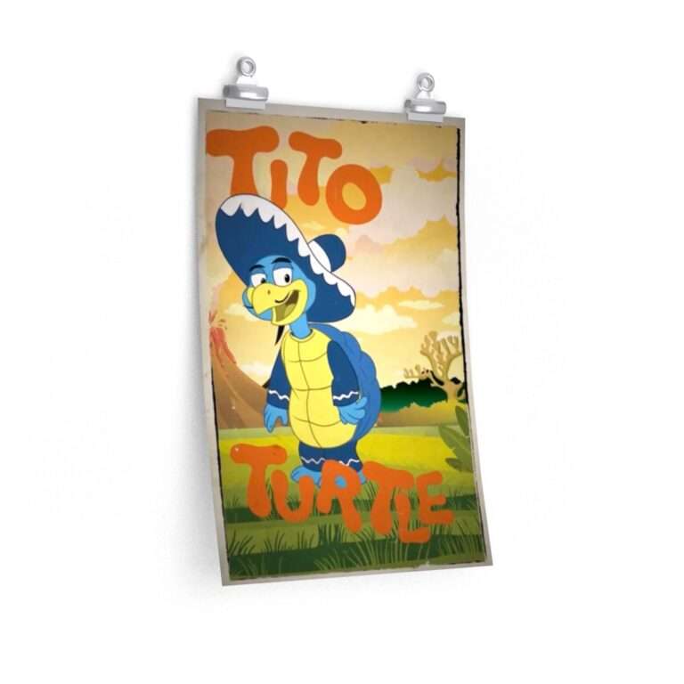 Willy's Wonderland Poster Print - Tito Turtle Cartoon - Merch Hunters